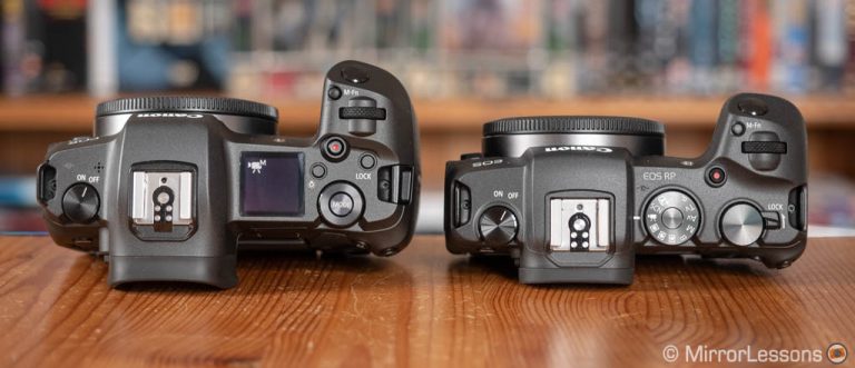 Canon EOS R vs EOS RP - Five key points analysed - Mirrorless Comparison