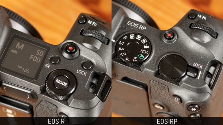 Canon EOS R vs EOS RP - Five key points analysed - Mirrorless Comparison