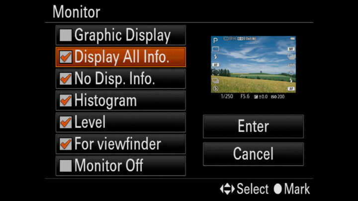 Sony A7 III, A7R III, A9 Viewfinder and Display Settings - Mirrorless ...