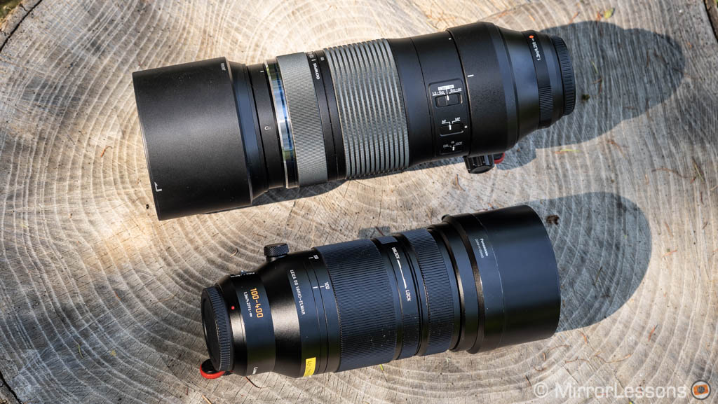 Olympus 100-400mm vs Panasonic 100-400mm - The complete comparison - Mirrorless Comparison