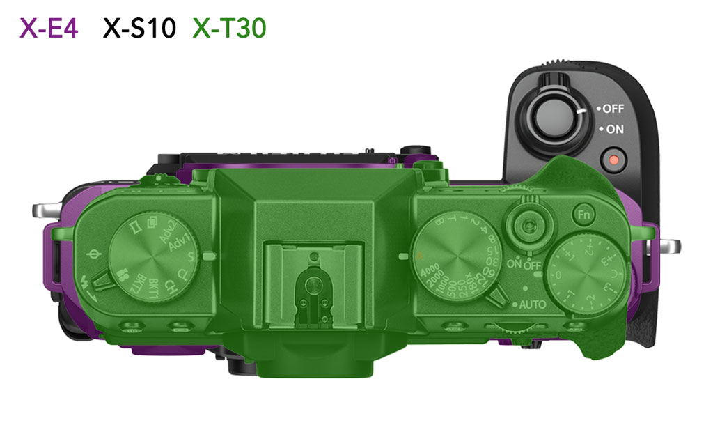 Fujifilm X-E4 vs X-S10 vs X-T30 vs X-T30 II - The 10 Main Differences ...