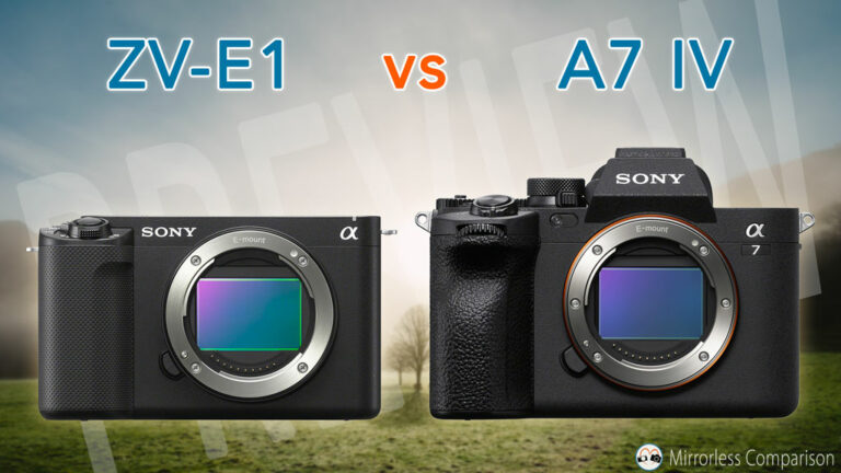 Sony ZV-E1 vs A7 IV - The 10 Main Differences - Mirrorless Comparison