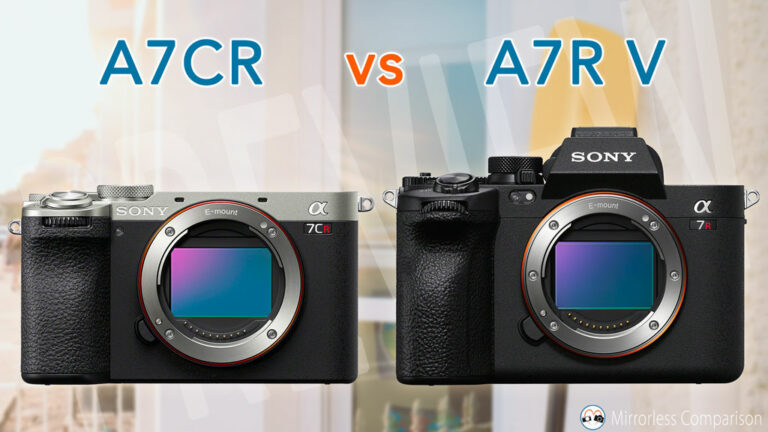 Sony A7CR vs A7R V - The 10 Main Differences - Mirrorless Comparison